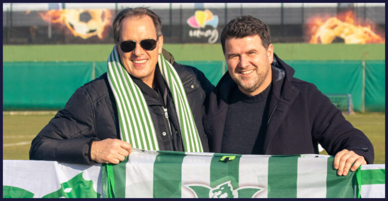 Predsednik Olimpije Adam Delius zadovoljen s smerjo, v kateri pljuje ...