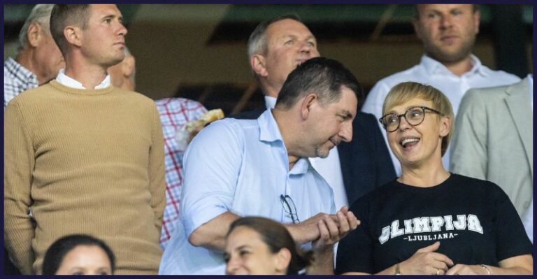 Na VIP-tribuni stadiona v Stožicah številni znani obrazi: Prišel ...